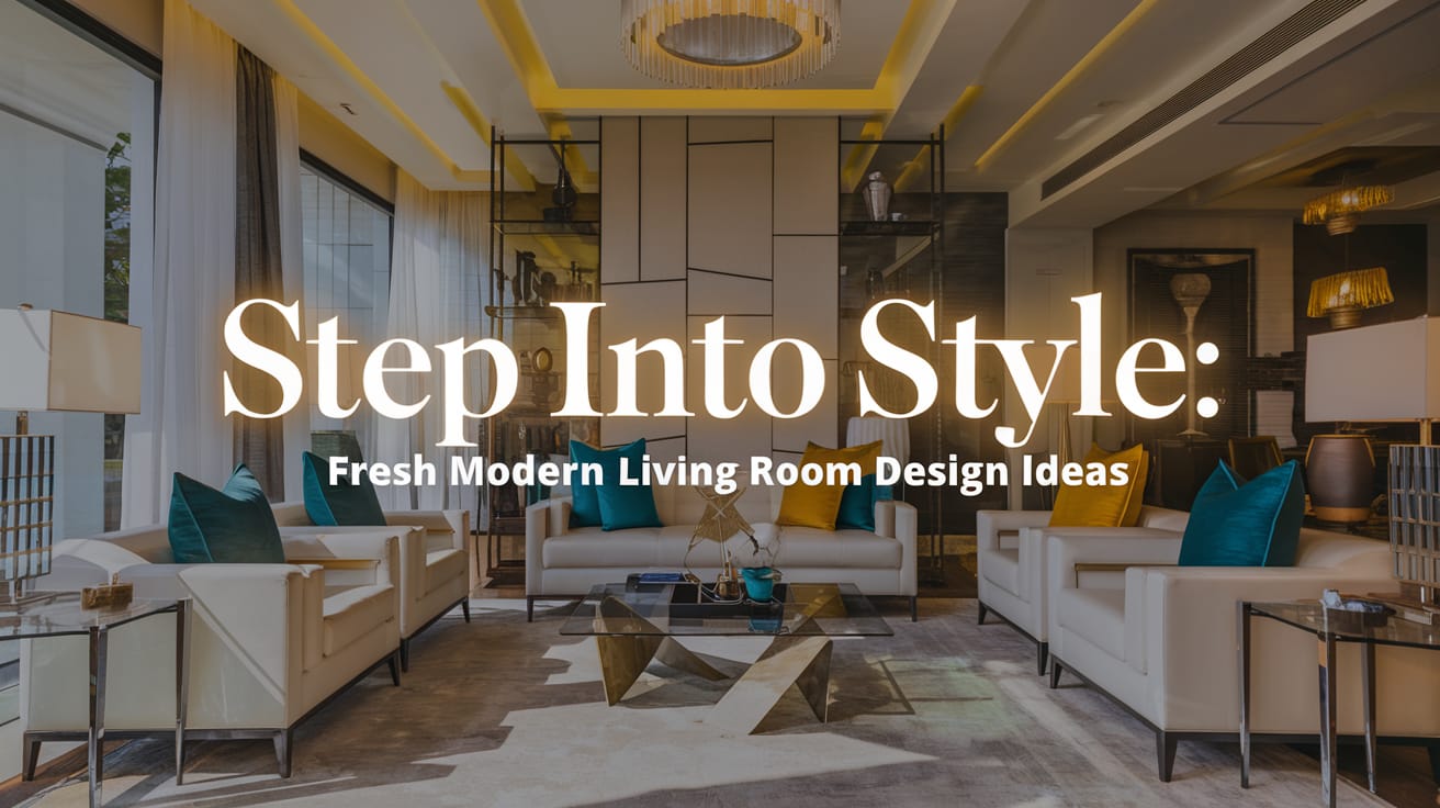Step into Style: Fresh Modern Living Room Design Ideas