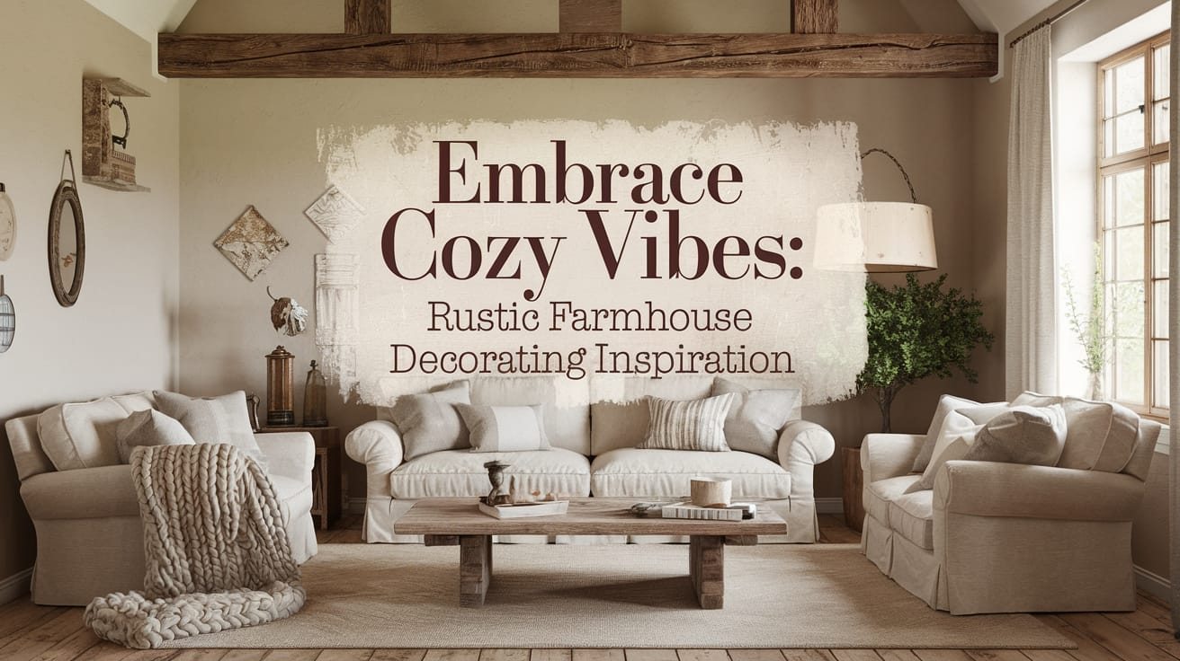 Embrace Cozy Vibes: Rustic Farmhouse Decorating Inspiration
